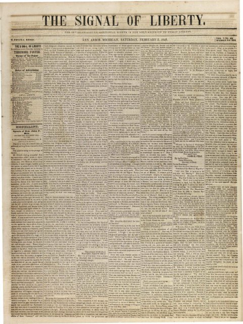 THEODORE FOSTER - Ann Arbor District Library