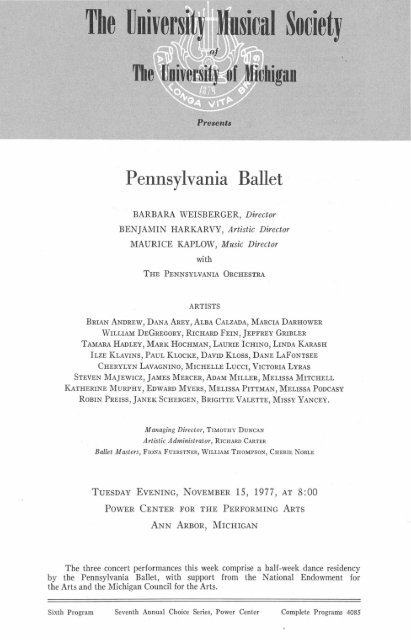 Pennsylvania Ballet