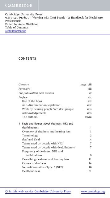 Table of Contents - Axon