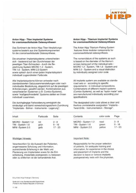 Schraube ESD - Easy - Self - Drilling - Screw ESD - Anton Hipp
