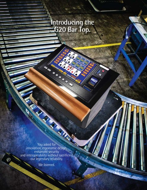 Introducing the G20 Bar Top. - IGT
