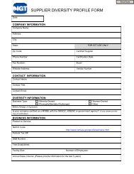 Supplier Profile Form - SRI International