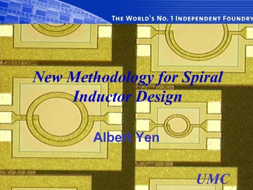 Presentation - New Methodology for Spiral Inductor Design