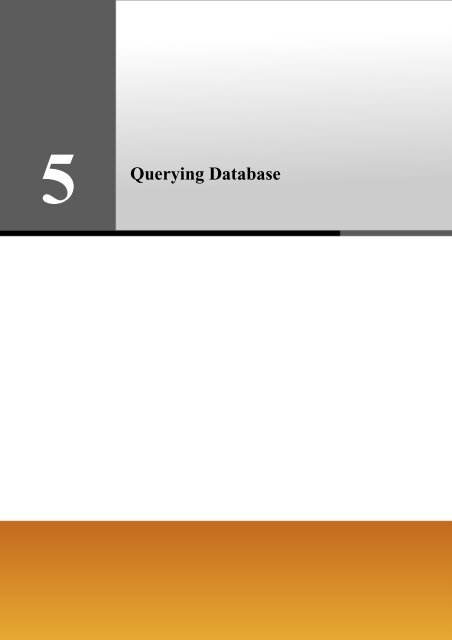 Chapter 5 - Querying Database - Visual Paradigm