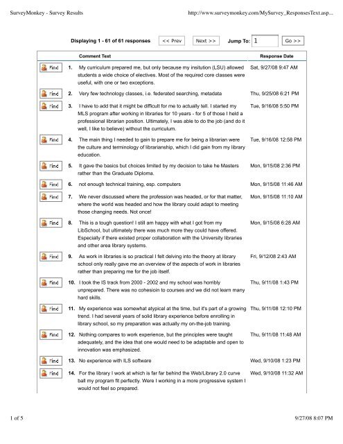 Open-Ended Responses for #1 (PDF)