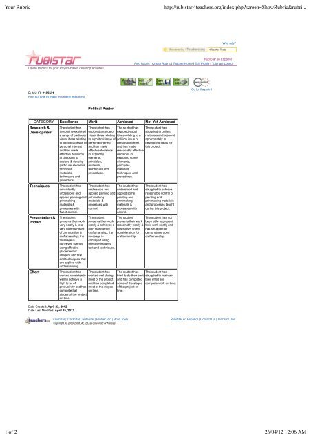 Y10 PoliticaL Poster - Rubric.pdf - mhc-subjects