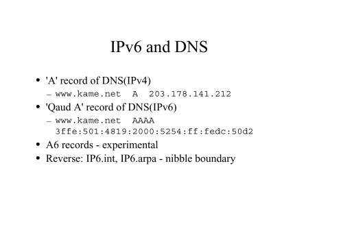IPv6 and DNS - Kambing UI