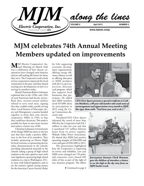 April 2012 - MJM Electric Cooperative
