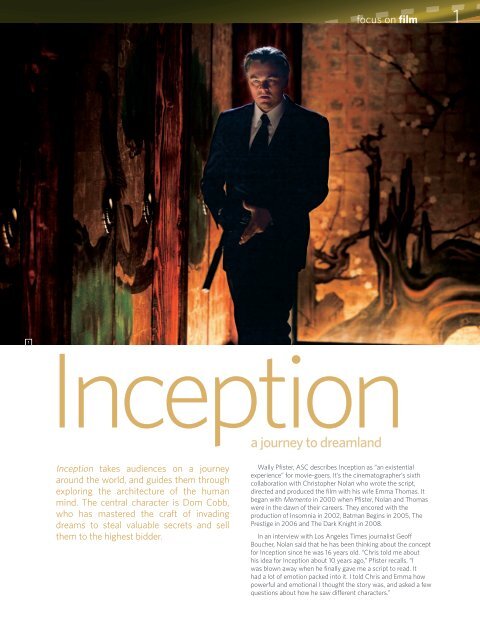 Inception Character Posters