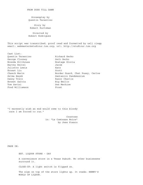 View Script - Movies-Scripts.net