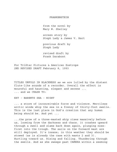 Frankenstein(1994) - Movies-Scripts.net