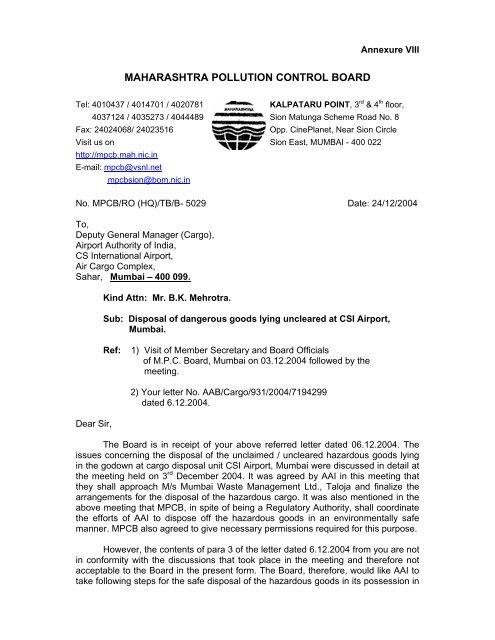 Part - 2 - Maharashtra Pollution Control Board