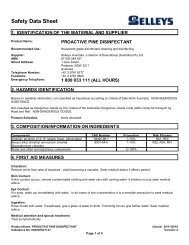 proactive multisurface cleaner - MSDS