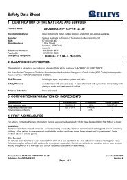 MSDS - Super Glue - Axtrada