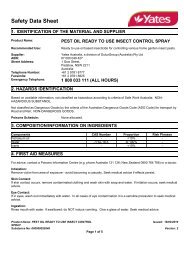 roundup® gel ready to use weedkiller - MSDS