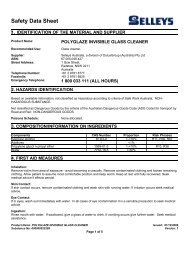 proactive multisurface cleaner - MSDS