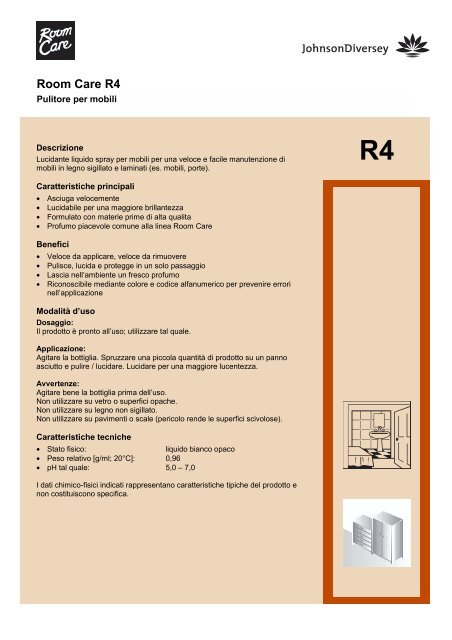 Room Care R4 - Diversey