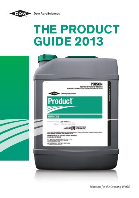 Specimen Label - The Dow Chemical Company