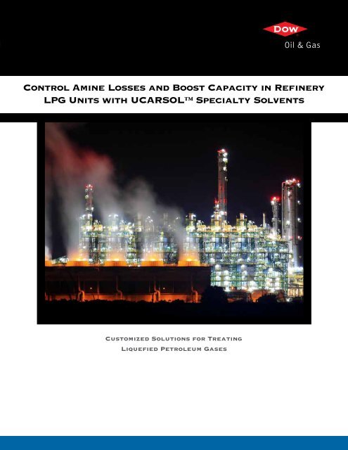 Control Amine Losses and Boost Capacity in Refinery LPG Units ...