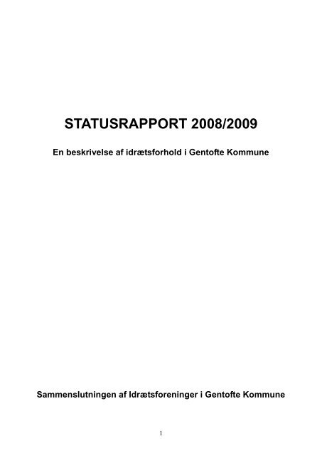 SIG Statusrapport 2008/2009 (PDF)