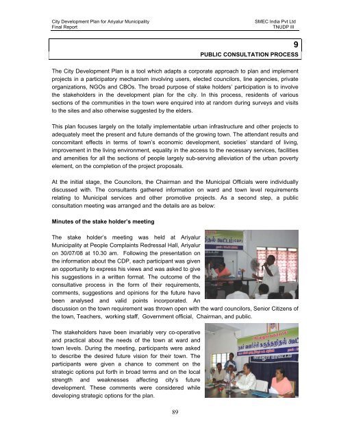 City Development Plan for