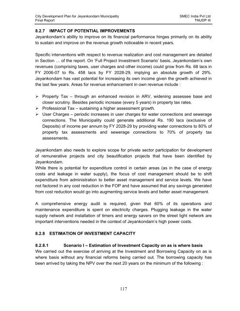 City Development Plan for