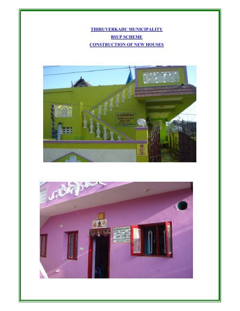 b.s.u.p scheme work - photographs - Municipal