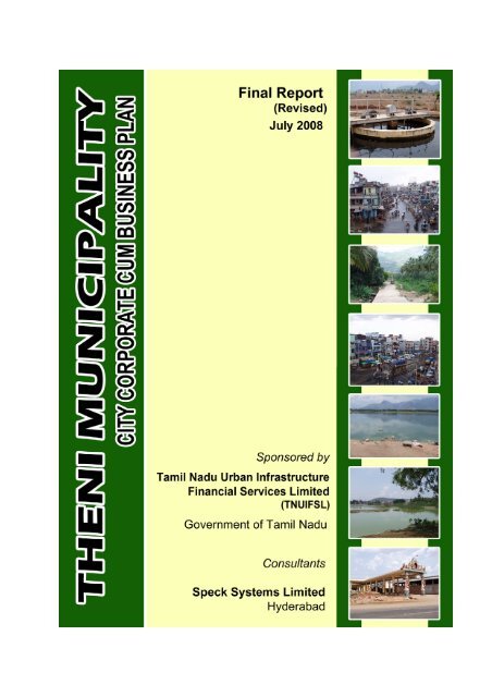 Particulars of the Master Plan, City Development Plan - Municipal