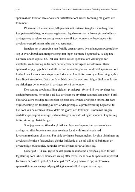 436 AVTALER OM ARV – Fo