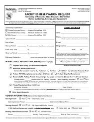 FACILITIES USE REQUEST FORM Campus Use ONLY