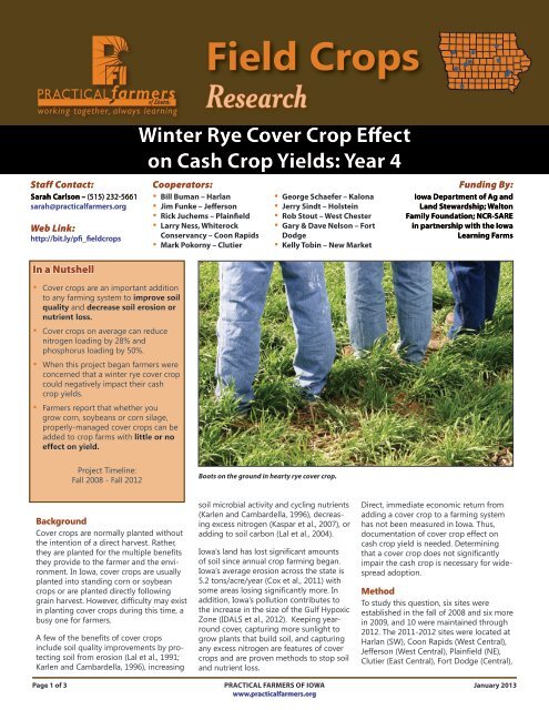 Field Crops - Practical Farmers of Iowa