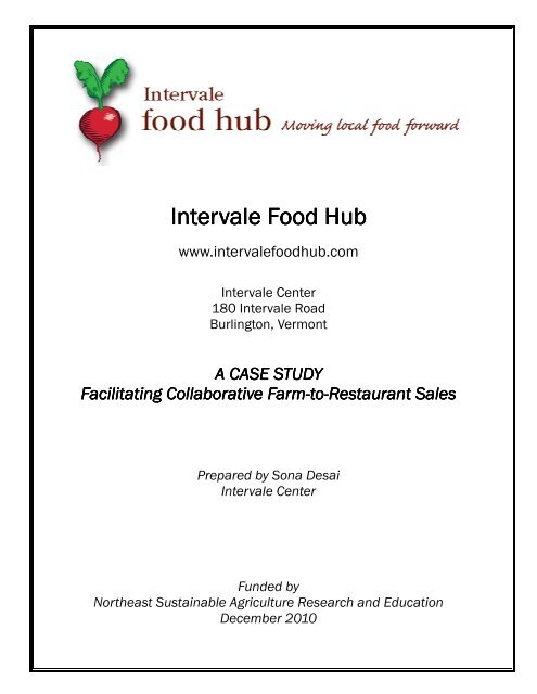 Food Hub Case Study - Sustainable Agriculture Research and ...
