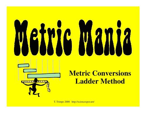 Metric Conversions Ladder Method
