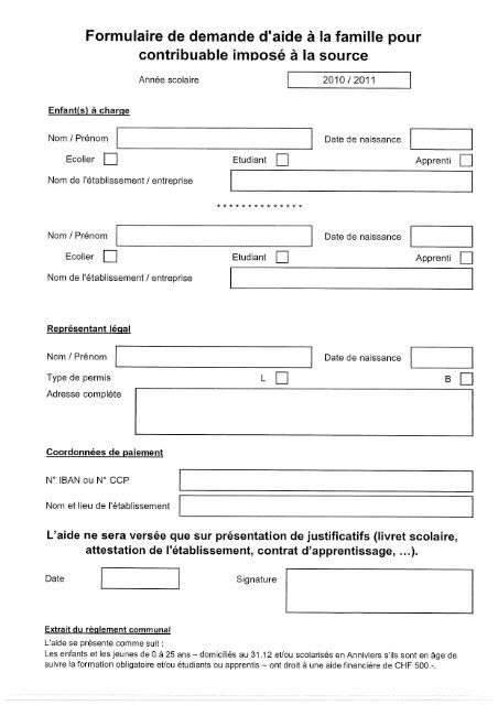 Formulaire De Demande De Petit Ami