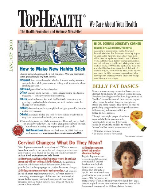 The Health Promotion And Wellness Newsletter