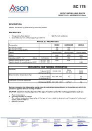 Datasheet Axson Epoxy-paste SC 380 - Nedcam