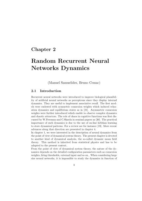 Random Recurrent Neural Networks Dynamics Bstu Laboratory 6731
