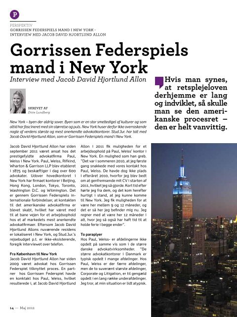 Læs interview med Jacob David Hjortlund Allon fra Magasinet Stud ...