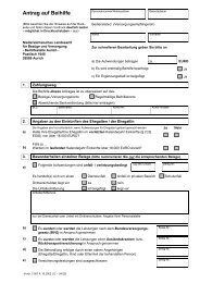 Antrag auf Zahlung einer Beihilfe Bitte keine ... - LBV NRW