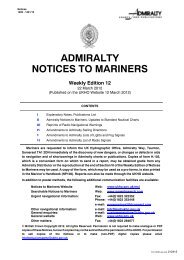 ADMIRALTY NOTICES TO MARINERS Weekly Edition 36 - United ...