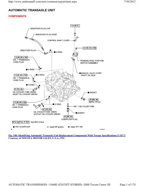 AUTOMATIC TRANSAXLE UNIT
