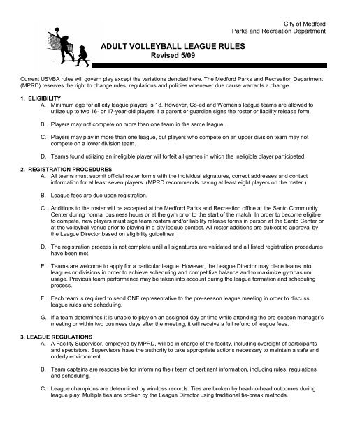 Volleyball Rules And Regulations
