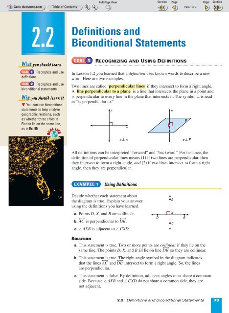 2 2 Definitions And Biconditional Statements Nexuslearning