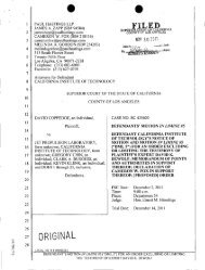 In Limine Motion to Exclude Collateral Source Evidence - California ...
