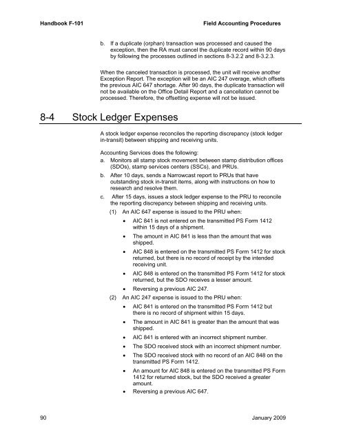 Handbook F-101
