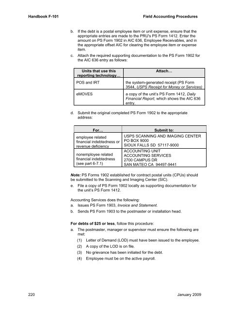 Handbook F-101
