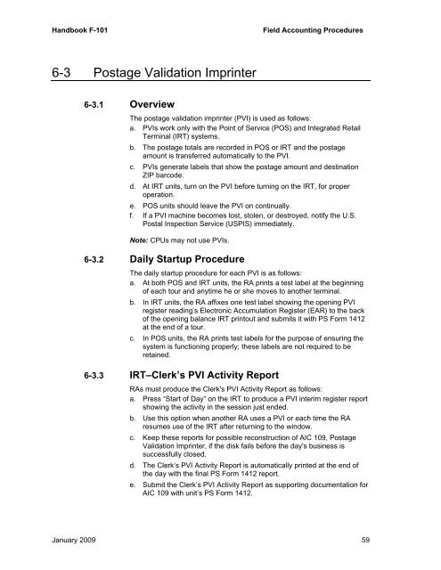 Handbook F-101