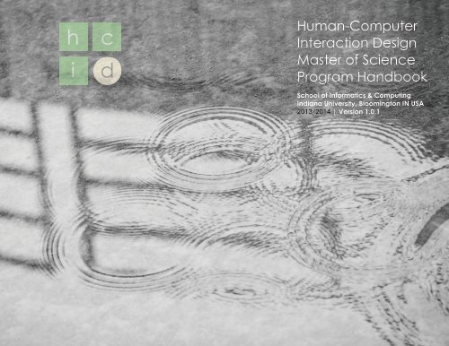 Human-Computer Interaction Design Master of Science Program ...