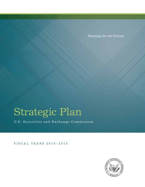 Strategic Plan - Securities and Exchange Commission