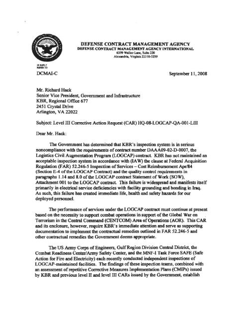 Corrective Action Re Template HQ Template Documents